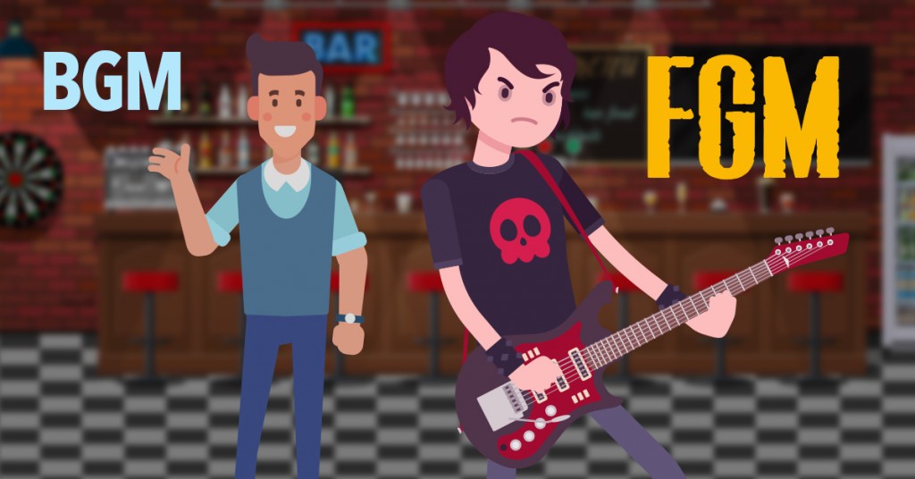 The contrasting personalities of BGM and FGM - Q-SYS