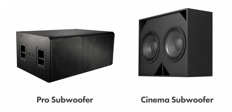 All Subwoofers Are Not Created Equal - QSC Cinema Blog